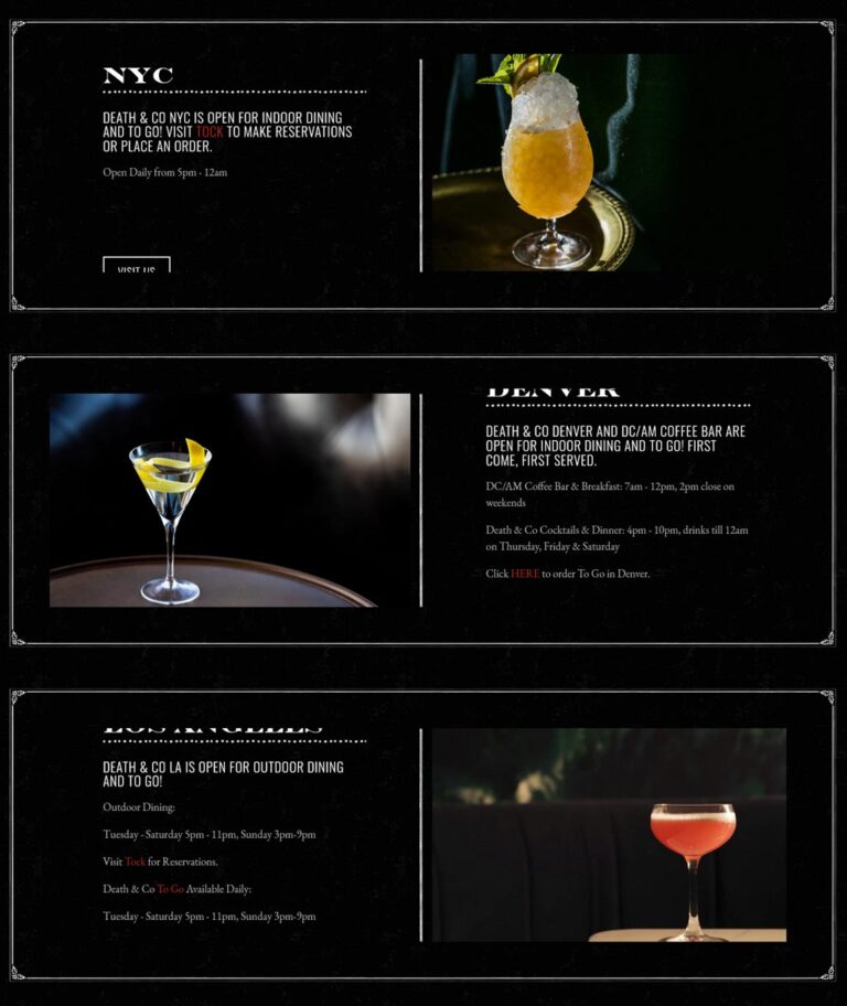 Best Bar Website Examples: Design Inspiration & Ideas