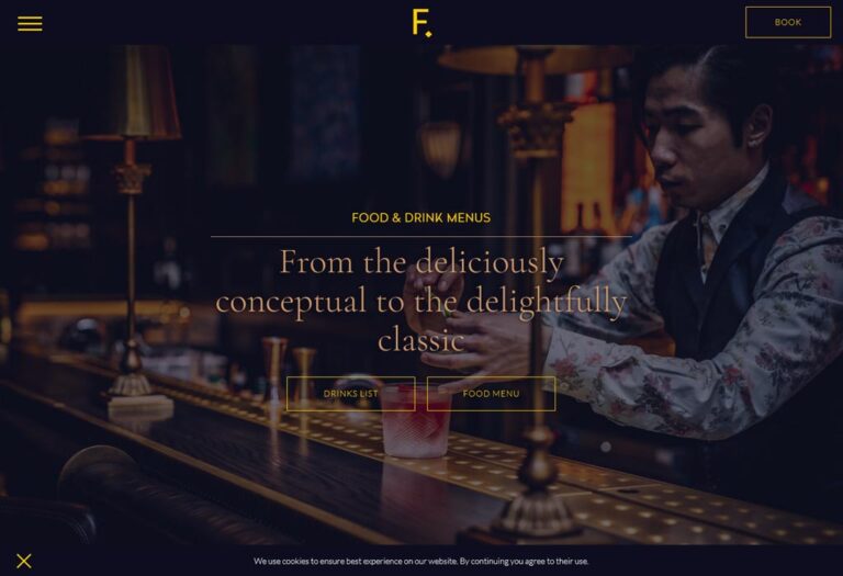 Best Bar Website Examples: Design Inspiration & Ideas