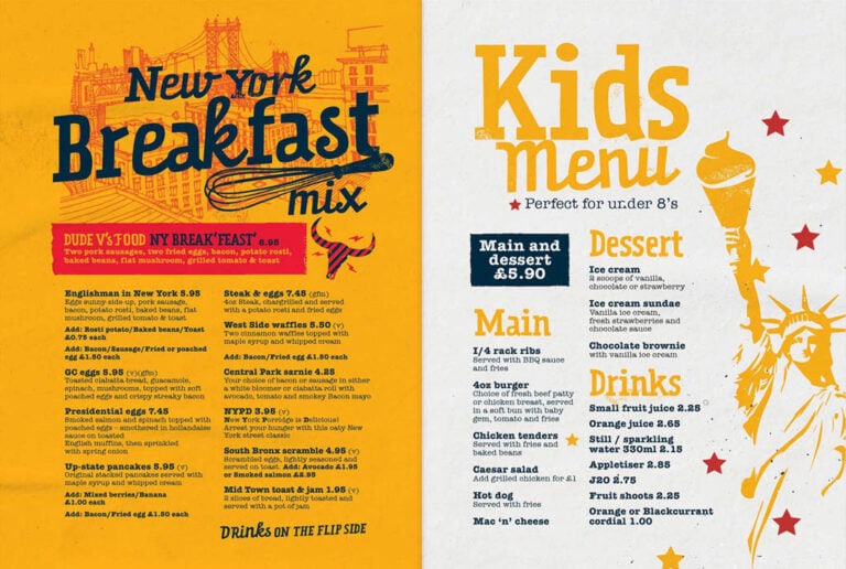 55 Examples of Restaurant Menu Designs for Inspiration