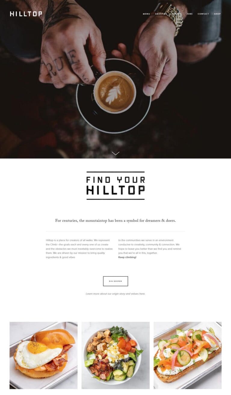 Best Coffee Shop & Cafe Websites For Design Inspiration