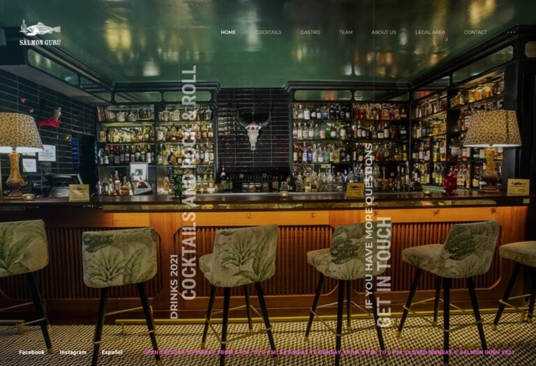 Best Bar Website Examples: Design Inspiration & Ideas