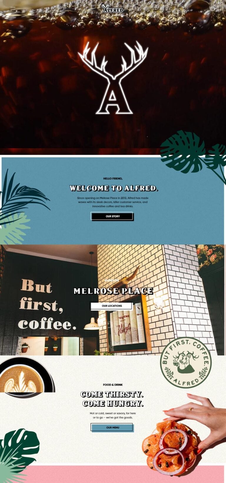 Best Coffee Shop & Cafe Websites For Design Inspiration